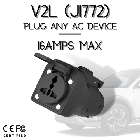 V2L (J1772) - Vehicle-To-Load - For North America - Up To 16A ...